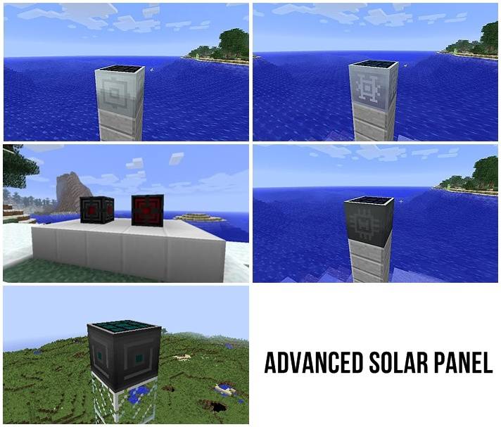 Мод Advanced Solar Panels - улучшенная индустриализация ...